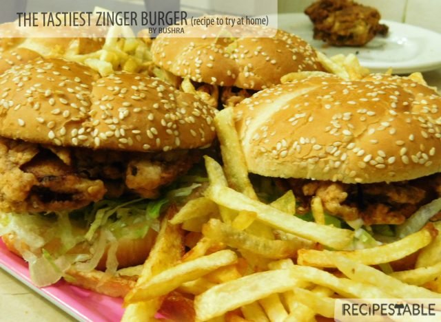 The Tastiest Zinger Burger Recipe to Try at Home – Recipestable