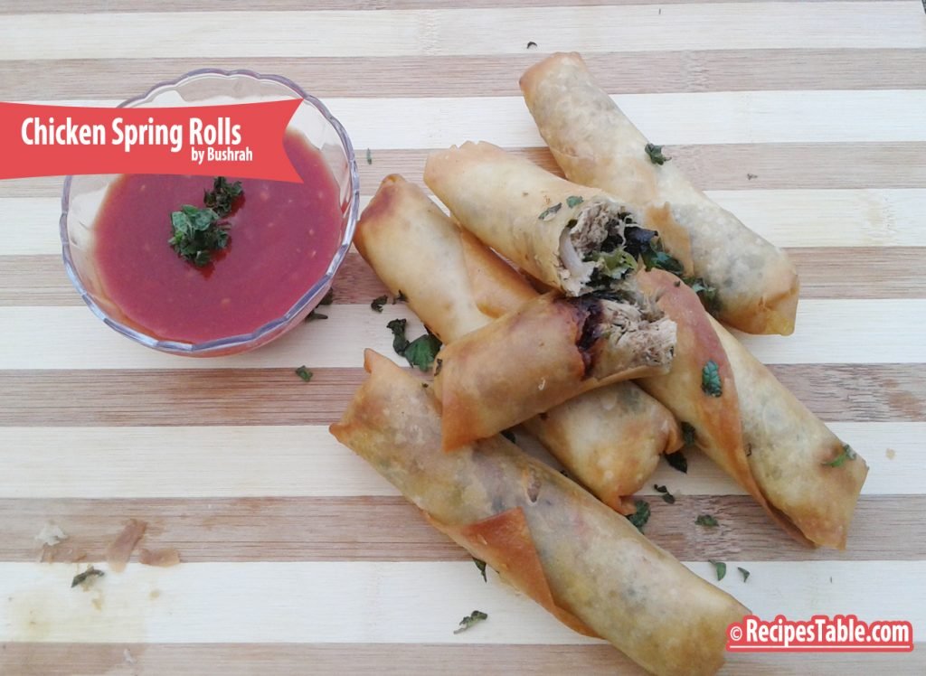 Family Favorite: Easy Chicken Spring Rolls Recipe (Everyone Will Love ...