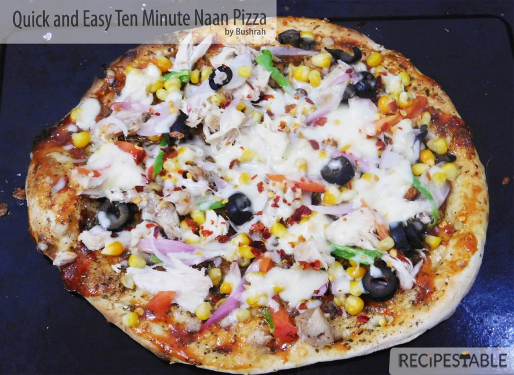 Recipe: Quick and Easy Ten Minute Naan Pizza – Recipestable